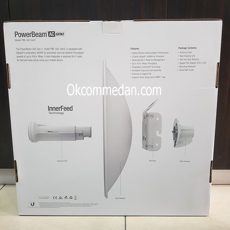Ubiquiti Power Beam 5AC Gen2 | OK COMPUTER