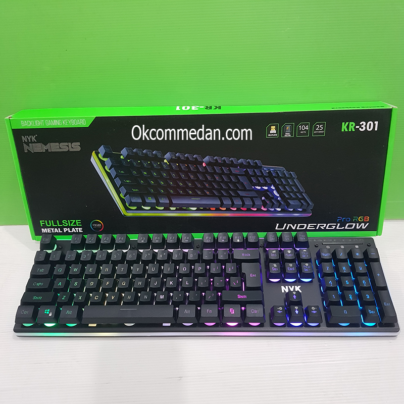 NYK Keyboard Gaming KR-301 Underglow | OK COMPUTER