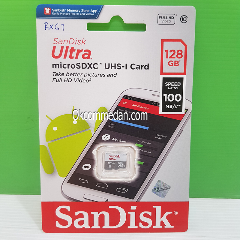 Sandisk Ultra Micro SDXC 128 Gb 100 Mbps | OK COMPUTER