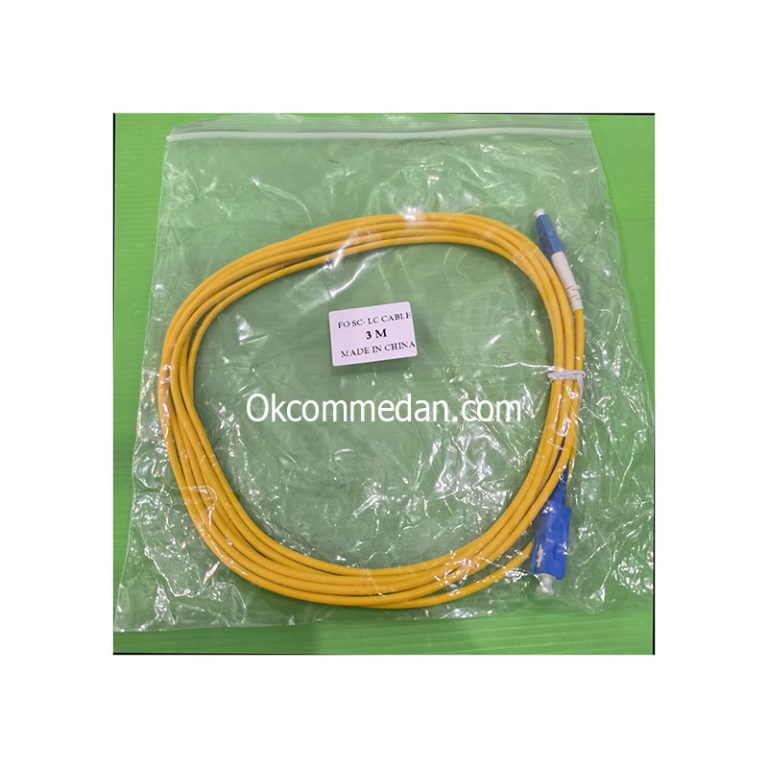 Kabel Fiber Optic Patch Cord SC – LC 3 mtr Simplex Single Mode