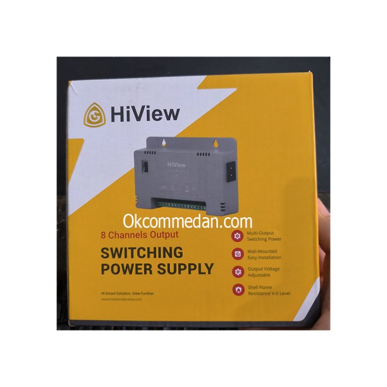 Hiview Power Supply 8 Channel Untuk CCTV