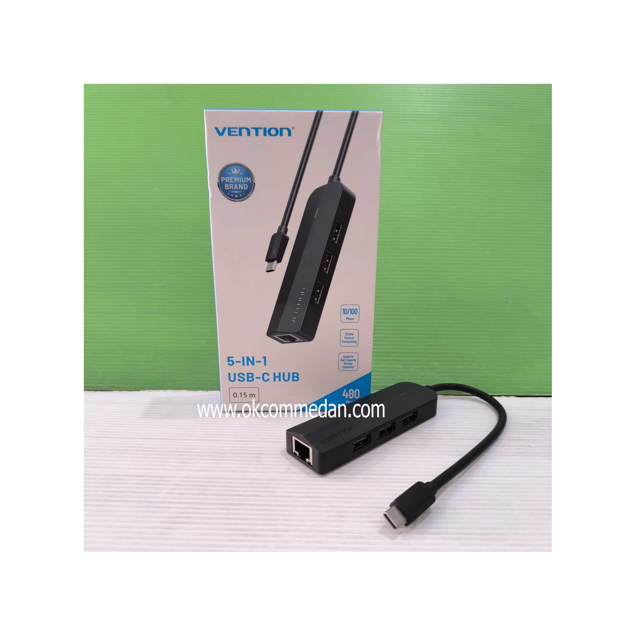 Vention USB-C Hub 5 in 1 ( TGOBB ) | OK COMPUTER