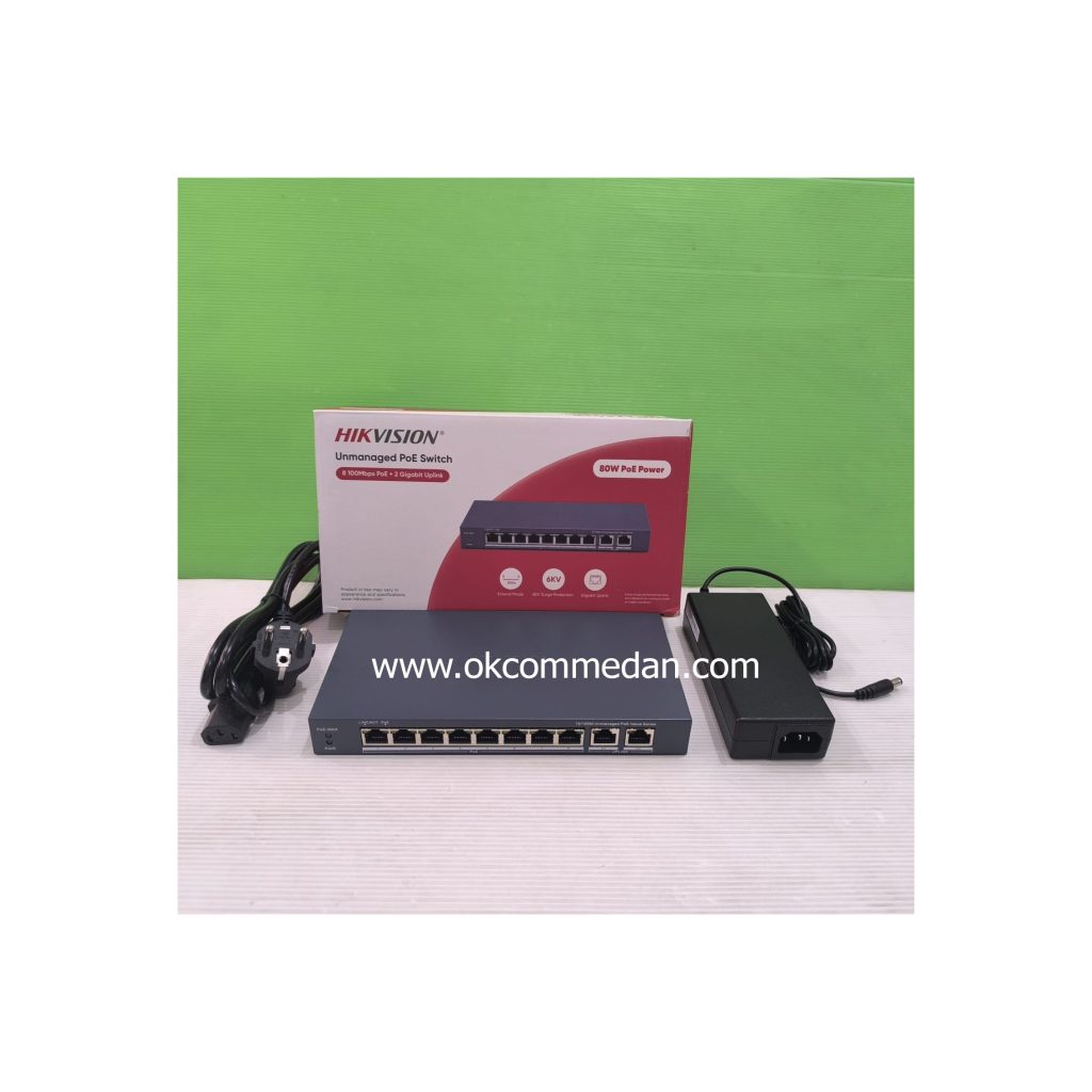 Hikvision 8 Port Fast Ethernet PoE Switch ( DS-3E0310P-E/M ) | OK COMPUTER