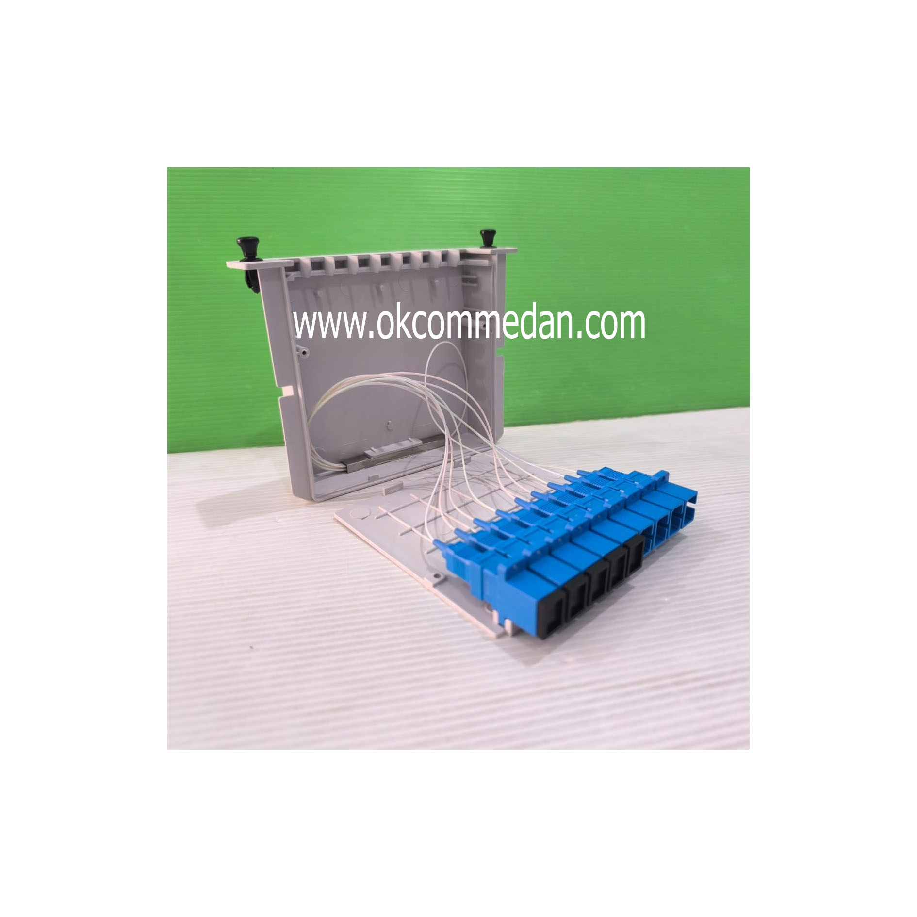 Fiber Optic Splitter 8 Port SC UPC box | OK COMPUTER